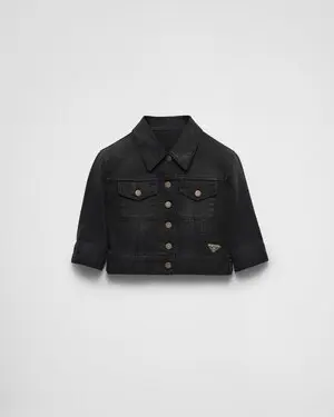 Prada Cropped Denim Jacket
