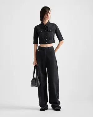 Prada Cropped Denim Jacket