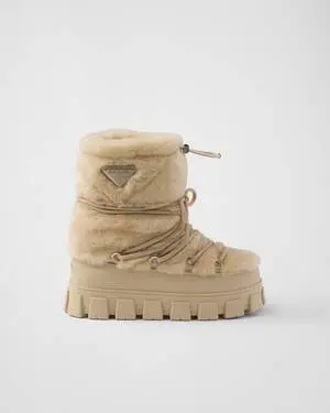 Prada Shearling Après Ski Boots
