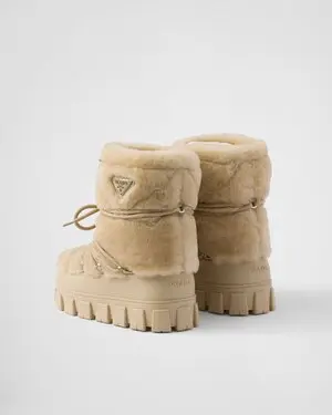 Prada Shearling Après Ski Boots