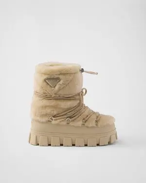 Prada Shearling Après Ski Boots