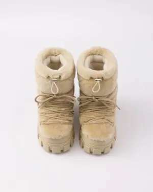 Prada Shearling Après Ski Boots