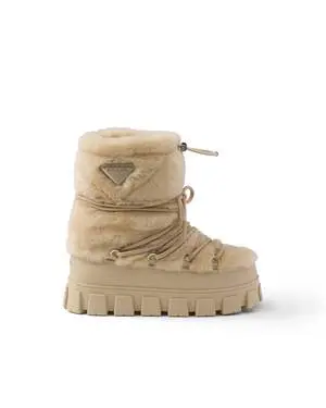 Prada Shearling Après Ski Boots