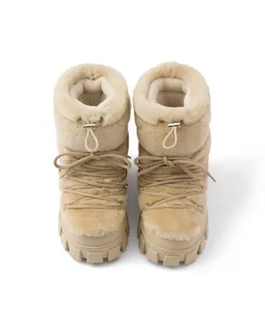 Prada Shearling Après Ski Boots