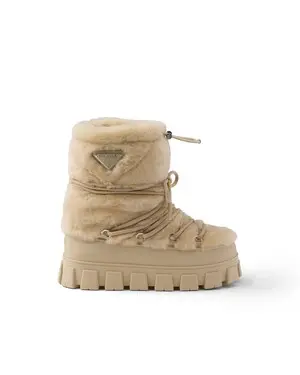 Prada Shearling Après Ski Boots