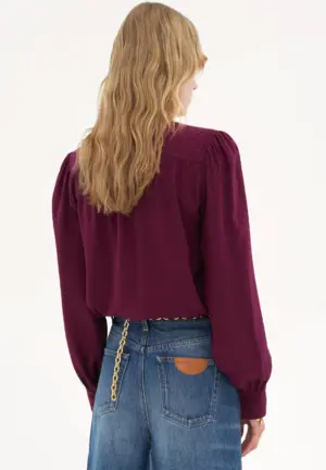 Chloé Lavallière Blouse In Silk Jacquard