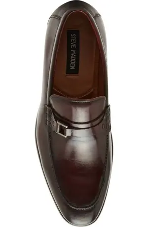 Steve Madden Adair Bit Loafer - Bordeaux