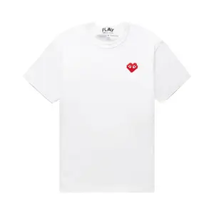 Play Comme Des Garcon Invader Heart T-shirt - White