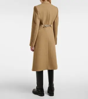 Burberry Single-breasted Wool Coat