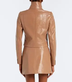 COURREGES Courrèges Reissue Vinyl Jacket - Brown