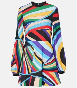Emilio Pucci Iride Cady Mini Dress - Multicoloured