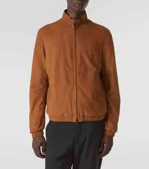 Zegna Reversible Leather Blouson - Brown
