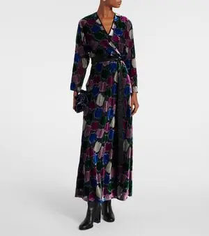 Diane Von Furstenberg Babette Printed Midi Dress - Multicoloured