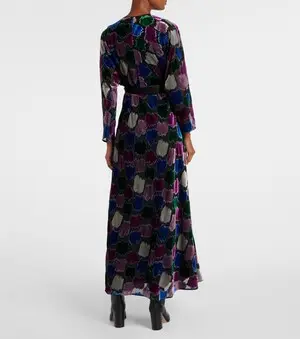 Diane Von Furstenberg Babette Printed Midi Dress - Multicoloured