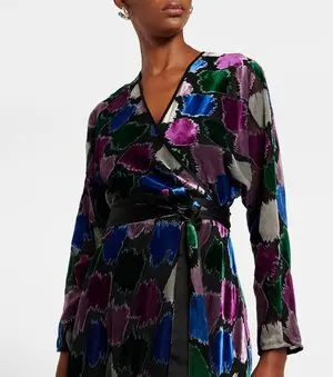 Diane Von Furstenberg Babette Printed Midi Dress - Multicoloured