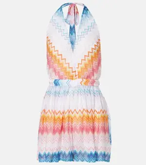 Missoni MISSONI Zigzag Halterneck Romper Multicoloured