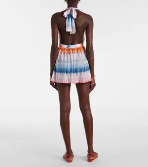 Missoni Zigzag Halterneck Romper - Multicoloured