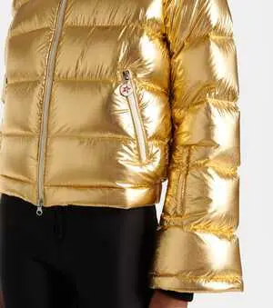 Perfect Moment Polar Flare Padded Ski Jacket - Gold