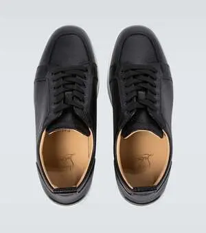 CHRISTIAN LOUBOUTIN Rantulow Leather Sneakers - Black