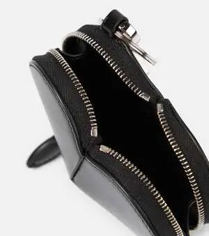 Alaïa Le Cour Mini Heart Coin Purse - Black