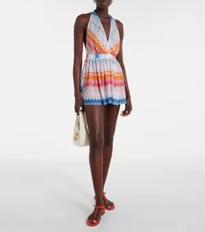 Missoni Zigzag Halterneck Romper
