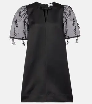 Ganni Layered Cocktail Dresses