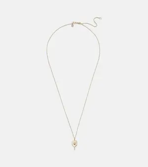 SYDNEY EVAN Pickleball Pendant Necklace - Gold