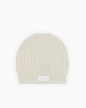 Giorgio Armani Neve Beanie - White