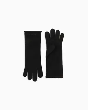 Giorgio Armani Cashmere Gloves - Black