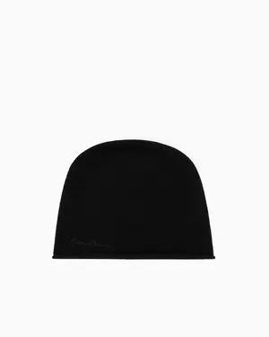 Giorgio Armani Cashmere Beanie - Black