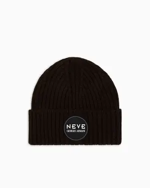 Giorgio Armani Neve Cashmere Beanie - Brown