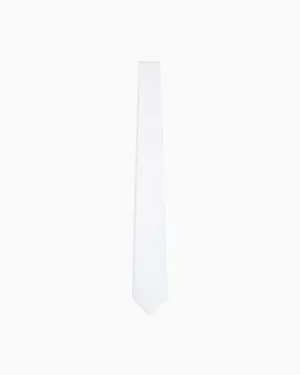 Giorgio Armani GIORGIO ARMANI Pure Silk Neck Tie White