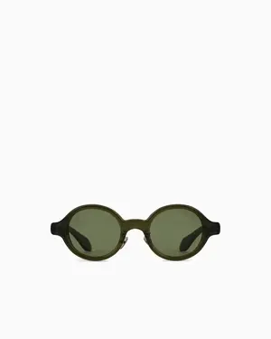Giorgio Armani Round Frame Sunglasses - Green