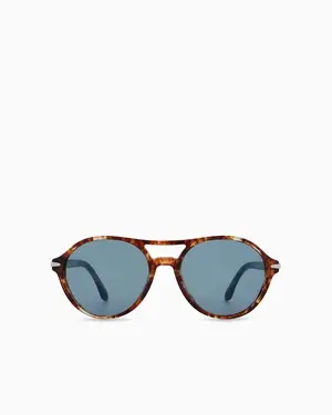 Giorgio Armani GIORGIO ARMANI Round Frame Sunglasses Red