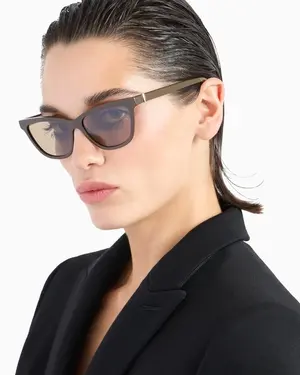 Giorgio Armani Cat-eye Sunglasses - Brown