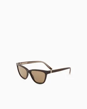 Giorgio Armani Cat-eye Sunglasses - Brown