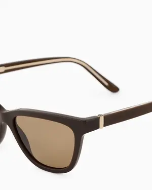 Giorgio Armani Cat-eye Sunglasses - Brown