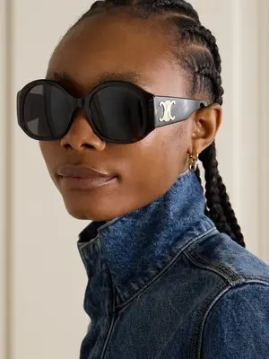 Celine Maxi Triomphe Sunglasses - Tortoiseshell