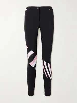Emilio Pucci Paneled Printed Stretch-shell Ski Pants