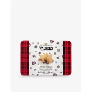 WALKERS Shortbread Festive Stars Biscuit Tin 260g - One-color