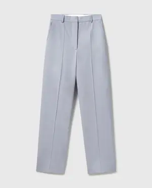 Stella McCartney Low-rise Straight-leg Trousers - Cloudy Blue