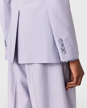 Stella McCartney Low-rise Straight-leg Trousers - Cloudy Blue