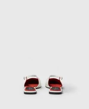 Stella McCartney Elsa Slingback Flats - Stone