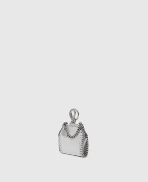 Stella McCartney Falabella Airpods Case Keyring - Silver