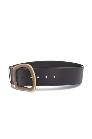 Gabriela Hearst Large Simone Leather Belt - Black