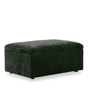 Bloomingdale'S Auburn Medium Rectangle Ottoman, In Fabric - Monaco Emerald