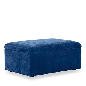 Bloomingdale'S Auburn Medium Rectangle Ottoman, In Fabric - Monaco Ink