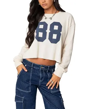 Edikted Long Sleeve Sweatshirts Hoodies For Women