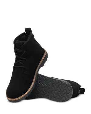 BIRKENSTOCK Uppsala Mid Shearling Booties - Black