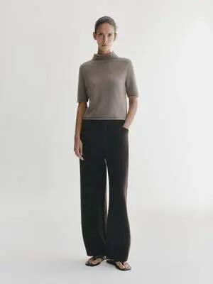 LISA YANG The Fride Cashmere Sweater - Truffle